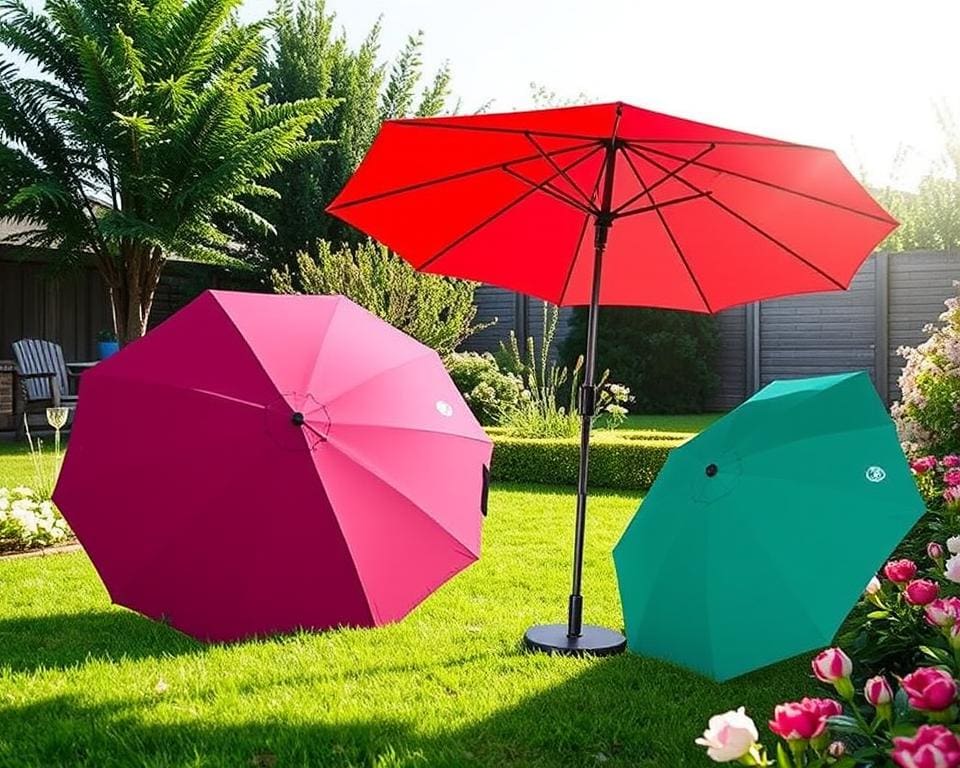 Opklapbare parasols voor compact gemak in de tuin | Supervivo